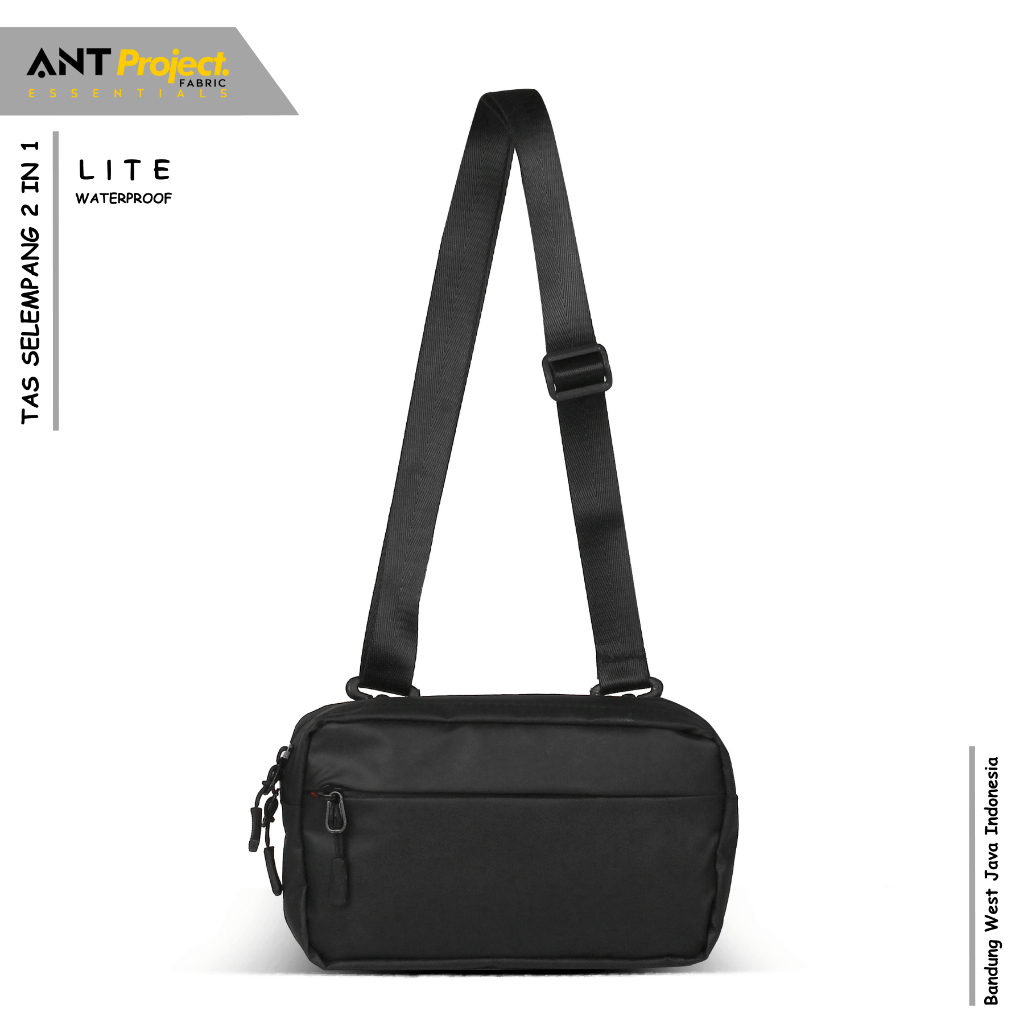 Jual ANT Project - Tas Slingbag Pouch 2 in 1 LITE Waterproof - Tas Clucth Casual | Shopee Indonesia