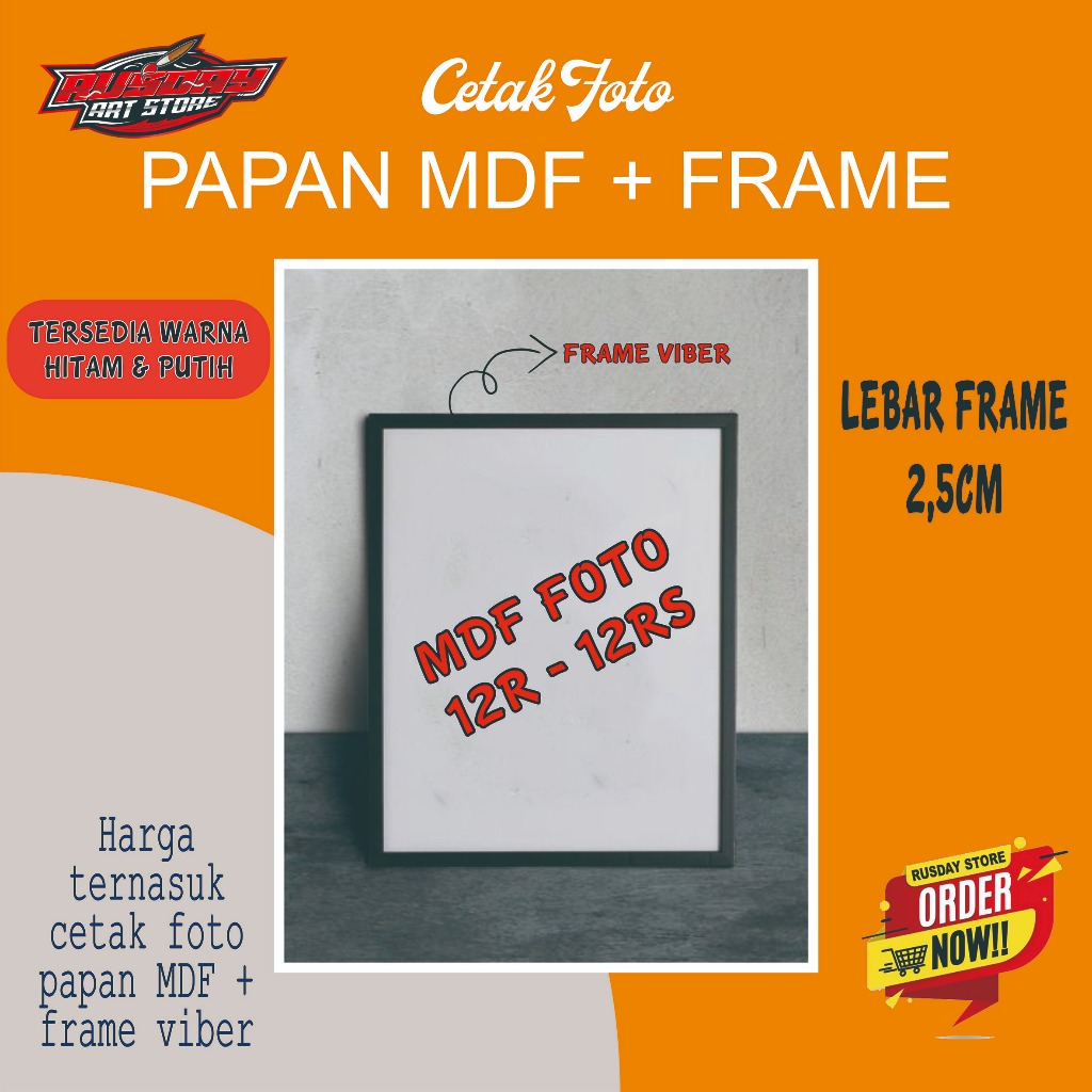 Jual PAKET FOTO MDF+FRAME VIBER | UKURAN SEDANG | Shopee Indonesia