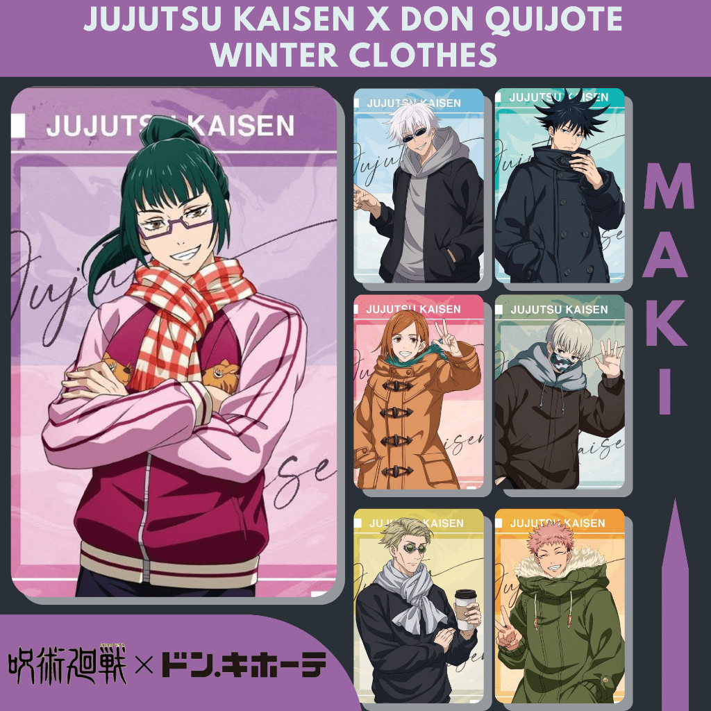 Jual PHOTOCARD ANIME | Jujutsu Kaisen | Gojo Satoru, Megumi Fushiguro ...