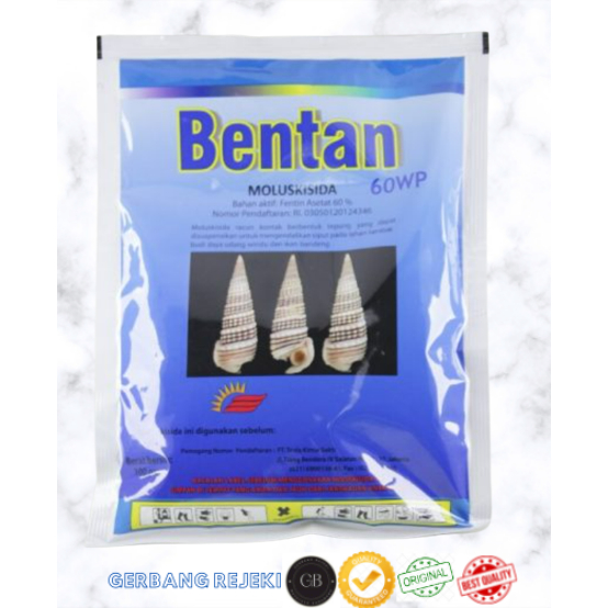 Jual Bentan 60 WP fentin asetat 60%) Moluskisida obat keong sawah 100 ...