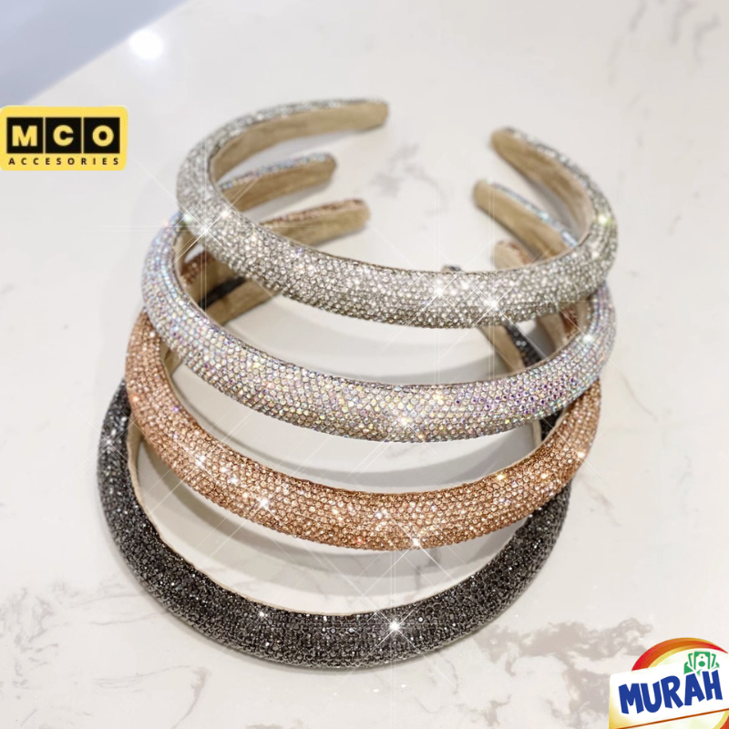 Jual Bando Permata Fashion Korea Bandana Busa Aksesoris Rambut Wanita ...