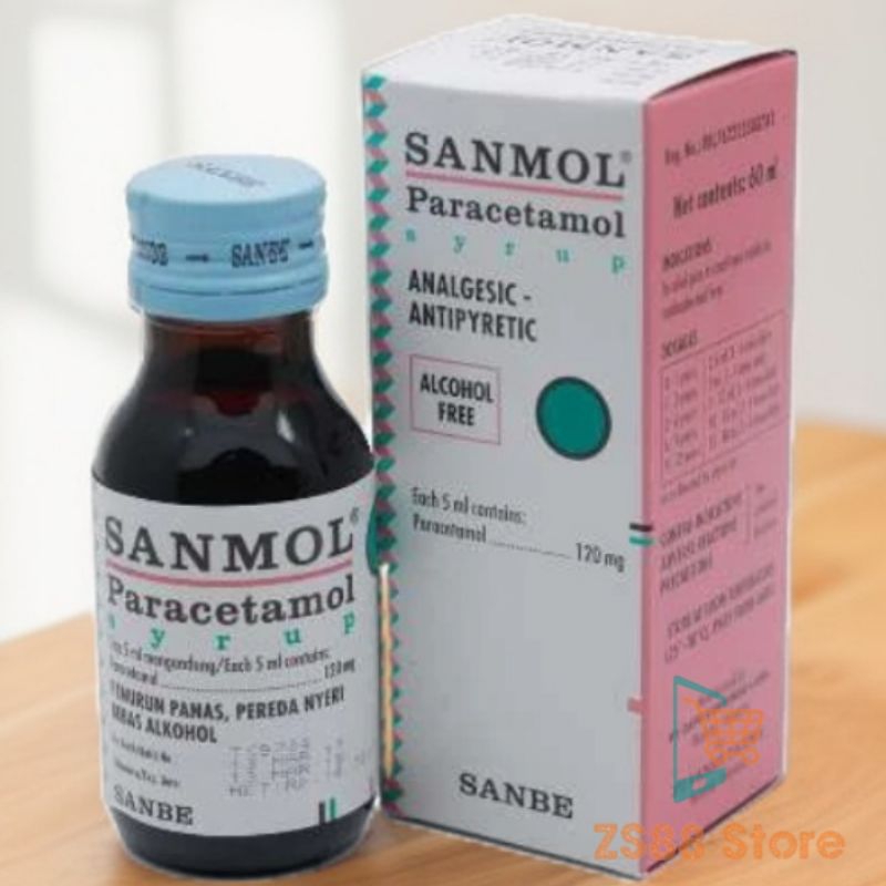 Jual SANMOL Paracetamol Sirup @60mL | Shopee Indonesia
