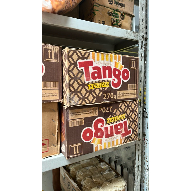 Jual tango kaleng wafer rasa coklat (1dus isi 6kaleng) | Shopee Indonesia