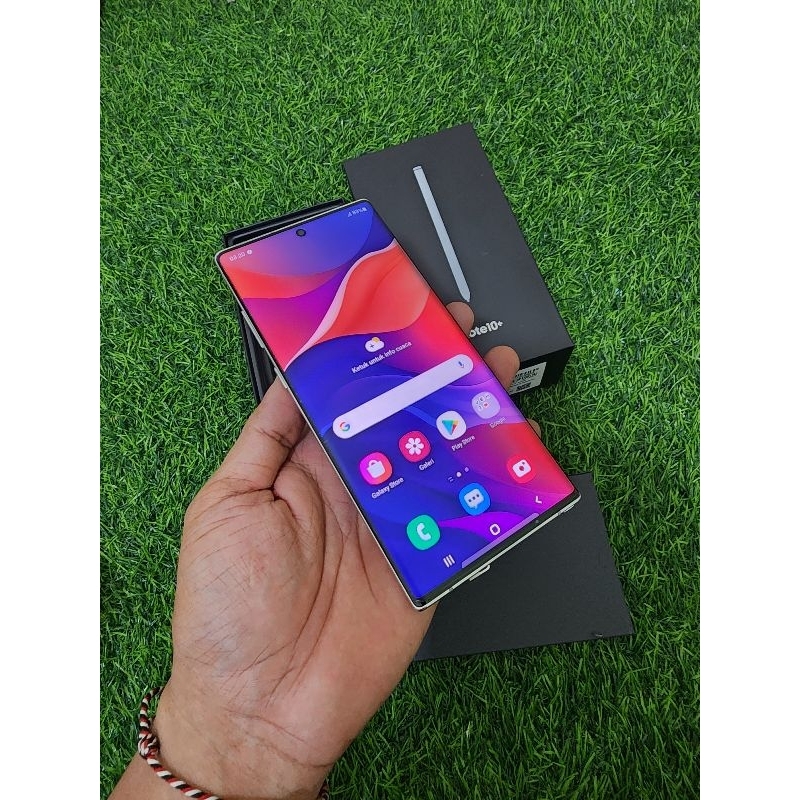Jual samsung note 10+ 12/256gb fullset garansi resmi sein dual sim no minus muluus | Shopee ...