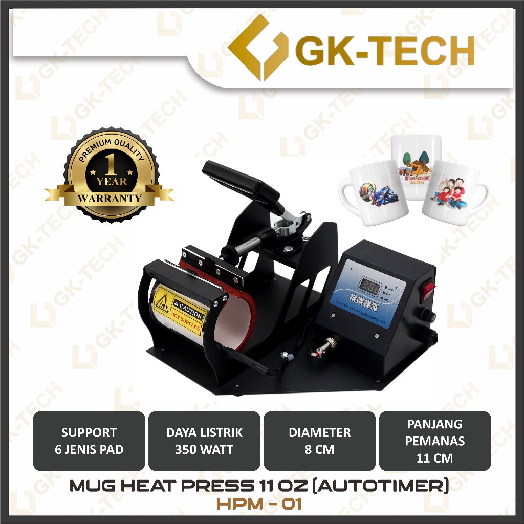 Jual Mesin Sablon Press Mug / Gelas / Tumbler LM-03 - Premium Digital ...