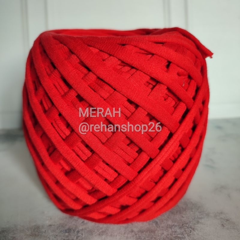Jual BENANG KAOS RAJUT T-SHIRT YARN / BENANG MAJUN / BENANG SPANDEK ...