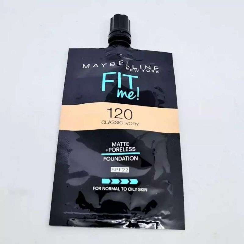Jual Maybelline Fit me Matte+poreless Foundation 120 classic ivory ...