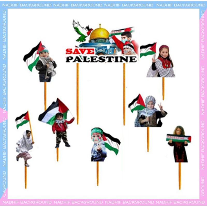 Jual TOPER KARAKTER PALESTINE HIASAN TUSUK KUE ULANG TAHUN | Shopee ...