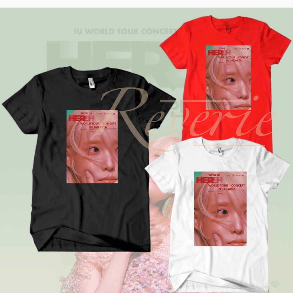Jual KAOS POSTER IU HER WORLD CONCERT TOUR 2024 IN JAKARTA ICE BSD ...