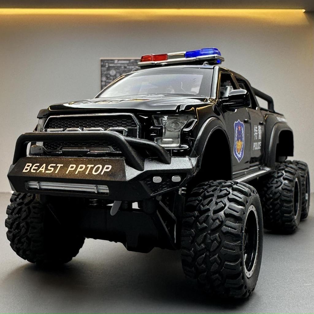 Jual Diecast 6x6 Dodge RAM & Ford Beast RaptorRaptor Police + ATV motor ...