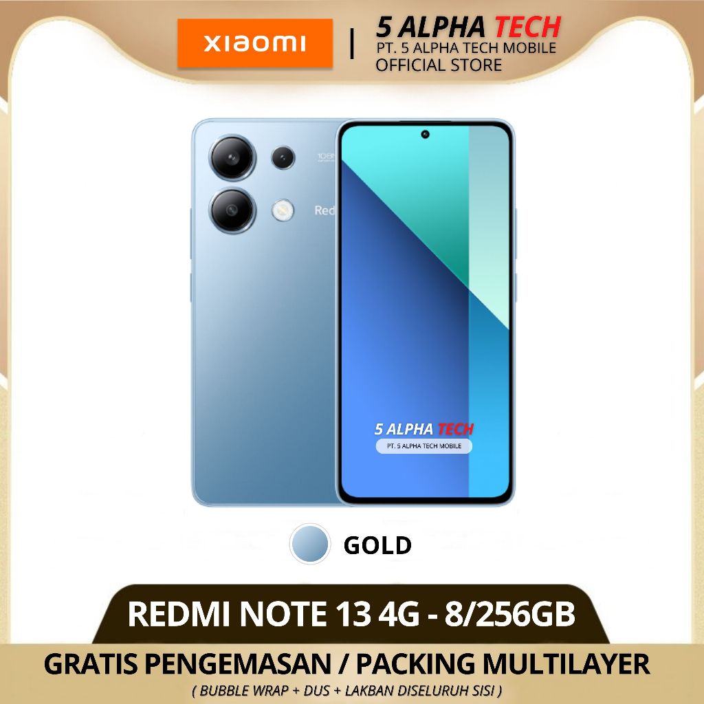 Jual XIAOMI REDMI NOTE 13 5G 8/256GB ( +8GB EXTENDED RAM ) GARANSI ...
