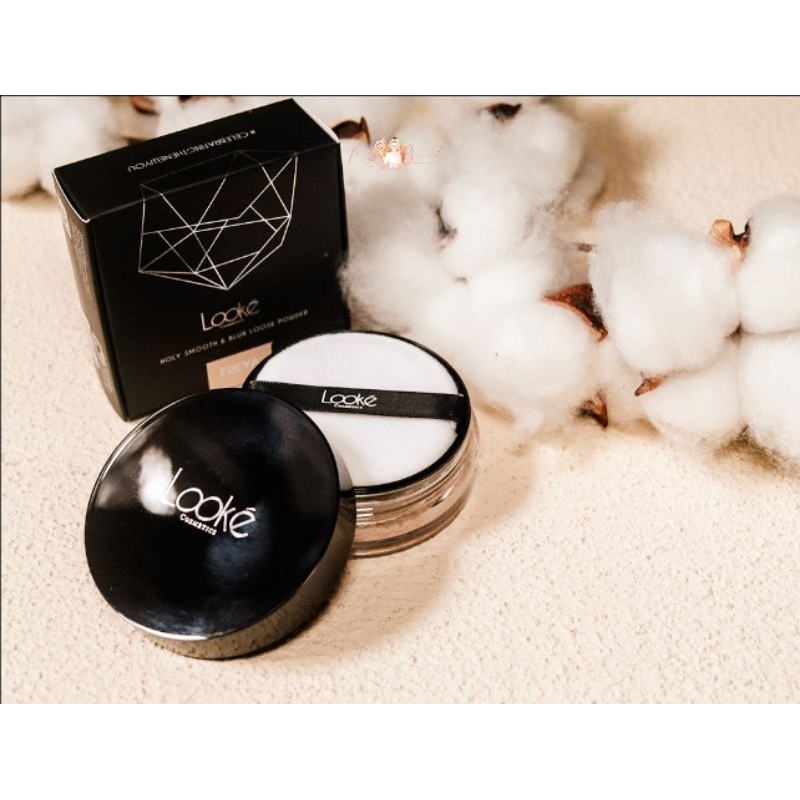 Jual Looke Holy Smooth & Blur Loose Powder | Shopee Indonesia