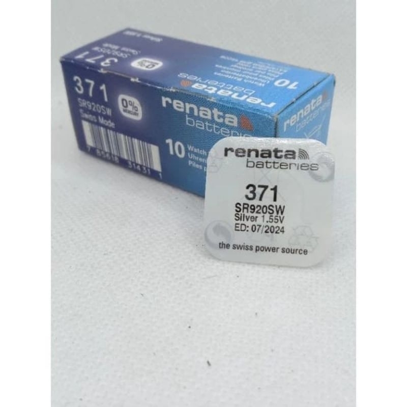Jual baterai renata sr 920 sw / 371 original | Shopee Indonesia