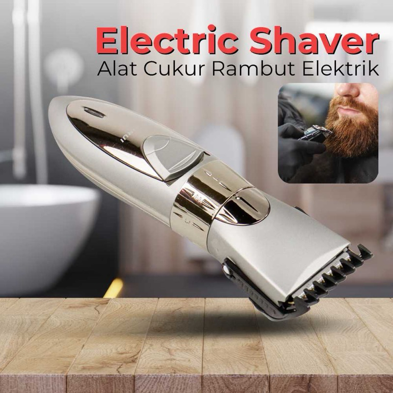 Jual KAIRUI Electric Shaver Alat Cukur Rambut Jenggot Elektrik - HC-001 | Shopee Indonesia