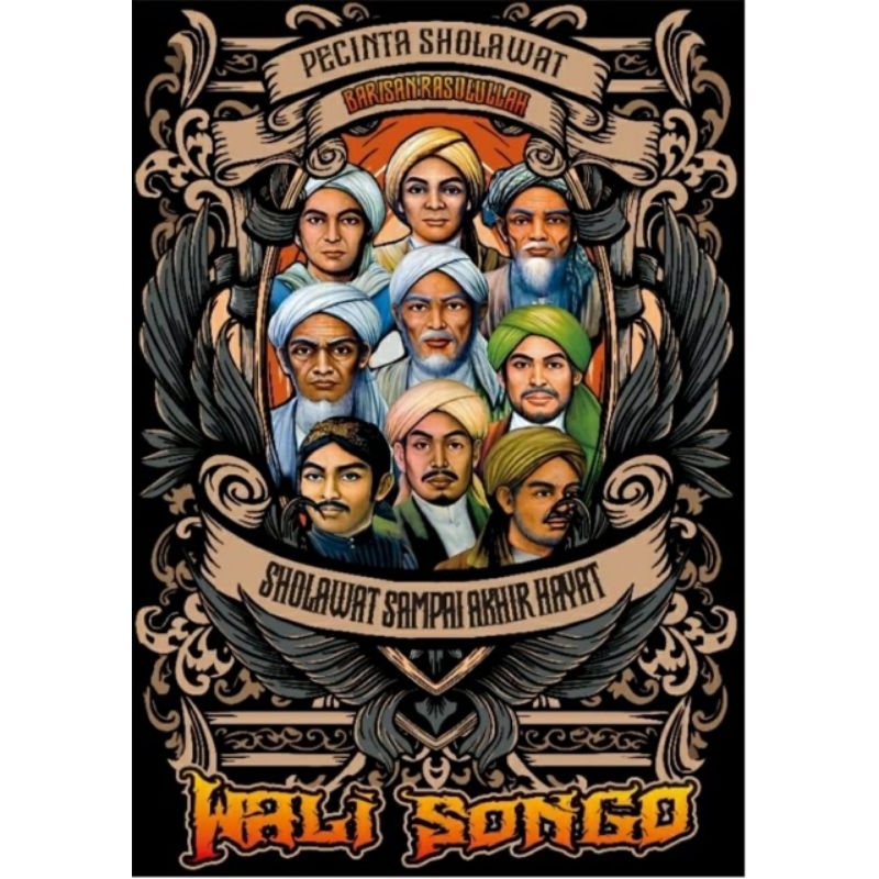 Jual BENDERA WALISONGO, FLAG DESAIN PECINTA WALI SANGA ,FREE STICKER ...