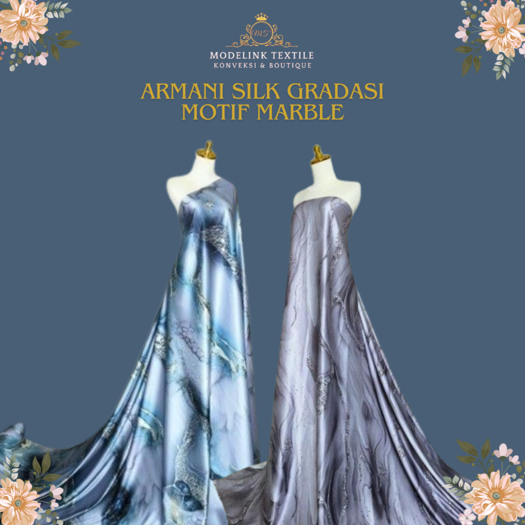 Jual ARMANI SILK GRADASI MARBLE MODELINK TEXTILE | Shopee Indonesia