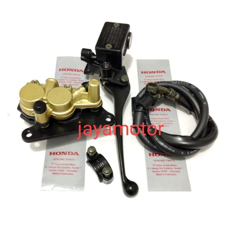 Jual selang rem+master rem set+kaliper depan honda Supra x,Supra fit lama,Revo lama,grand ...