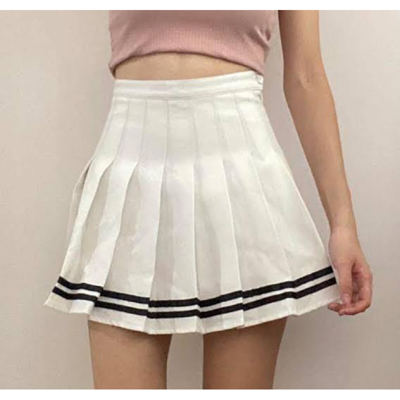 Jual Mini Skrit Korean/Rok mini Korea (Putih) | Shopee Indonesia