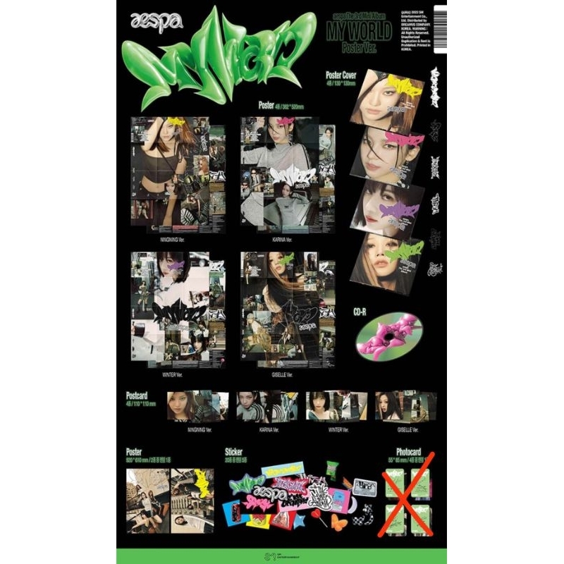 Jual Album ONLY 3rd aespa spicy poster ver & zine ver | Shopee Indonesia