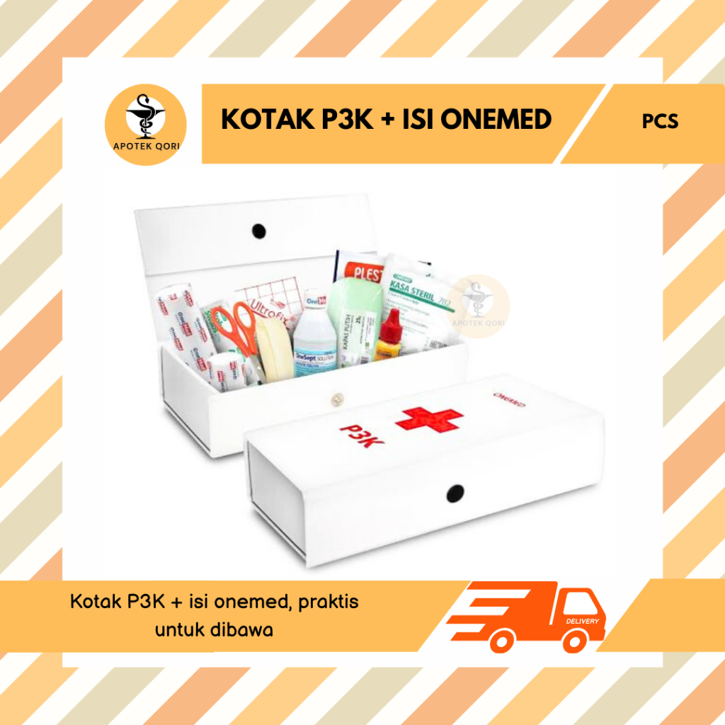 Jual KOTAK P3K + ISI ONEMED | Shopee Indonesia