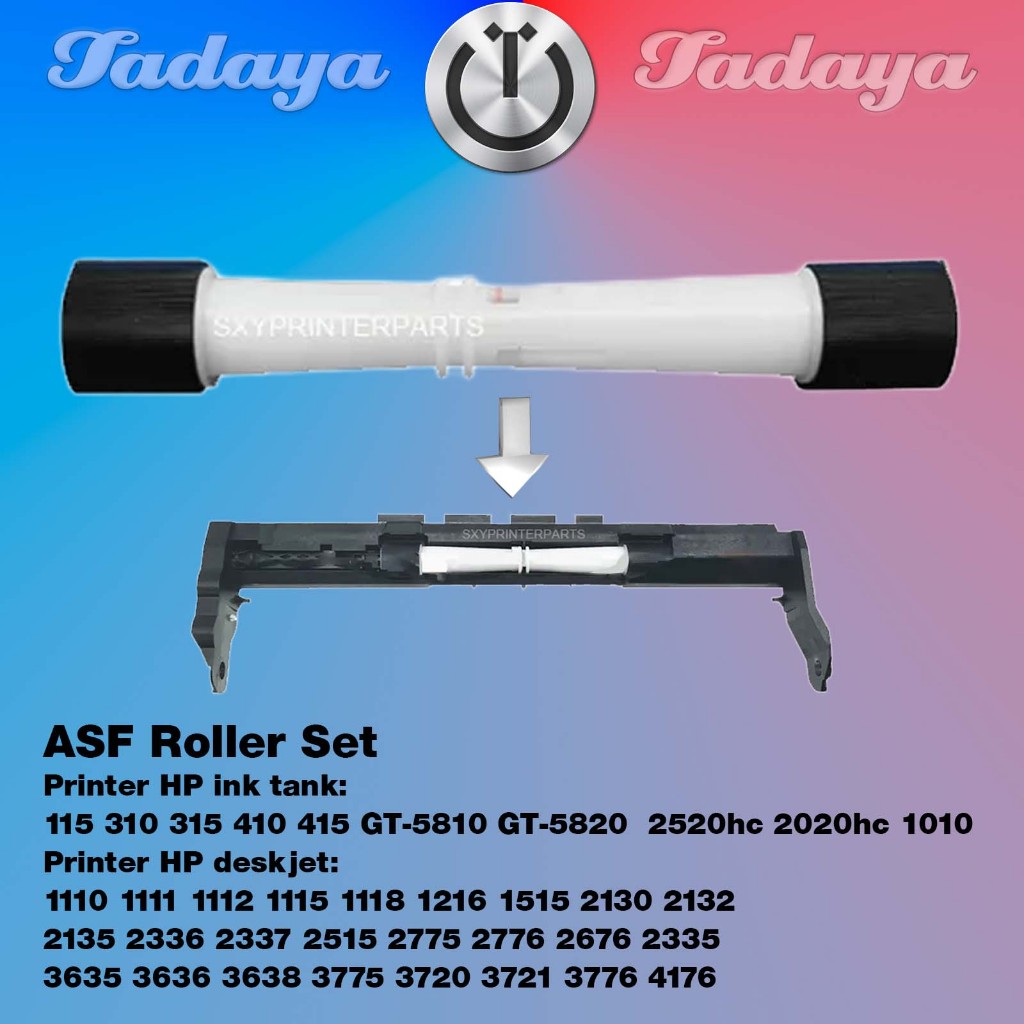 Jual Pickup Roller ASF Roler Pick Up Set Penarik Kertas holder karet ...