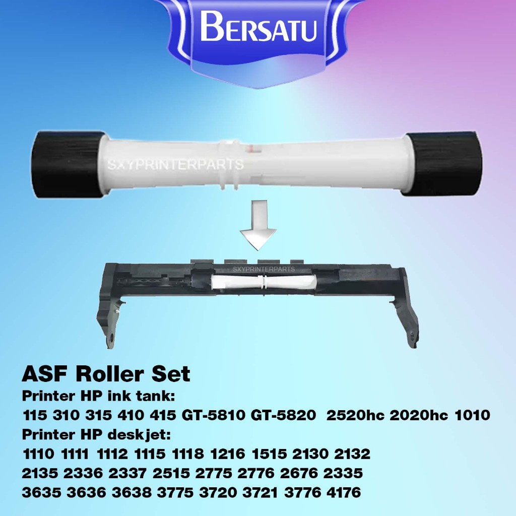 Jual Paper Pick up Roller ASF pickup Roler Set Penarik Kertas lengkap holder karet compatible ...