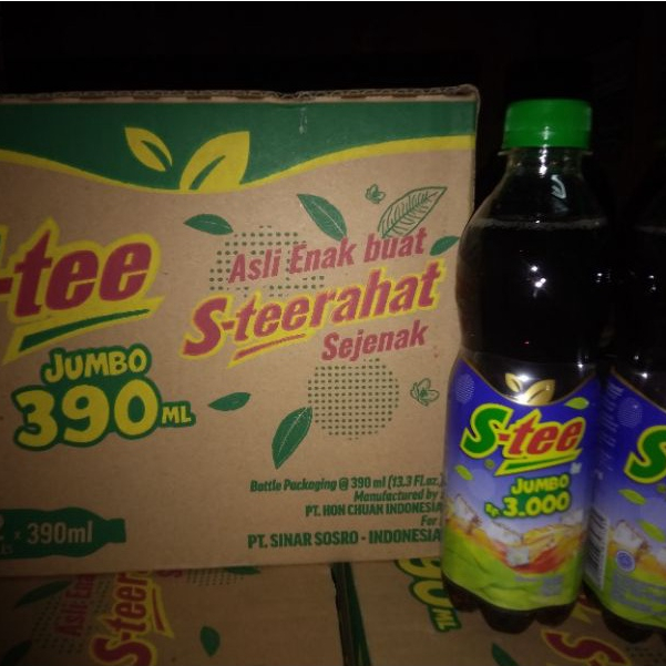 Jual S-TEE BOTOL PLASTIK 390 ML khusus gojek | Shopee Indonesia