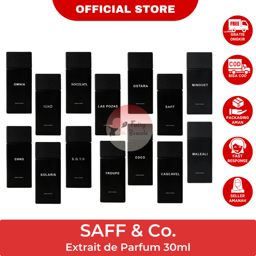 Jual SAFF & Co. Extrait de Parfum All Product Full Size Parfum SaffnCo ...