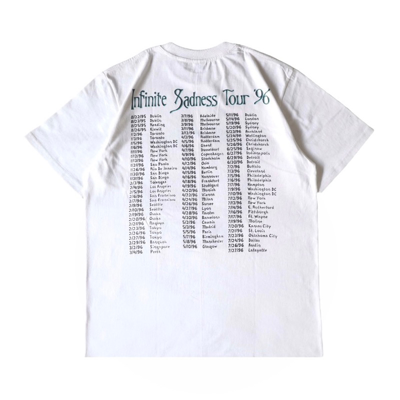 Jual The Smashing Pumpkins Infinite Sadness Tour Kaos Band Vintage ...