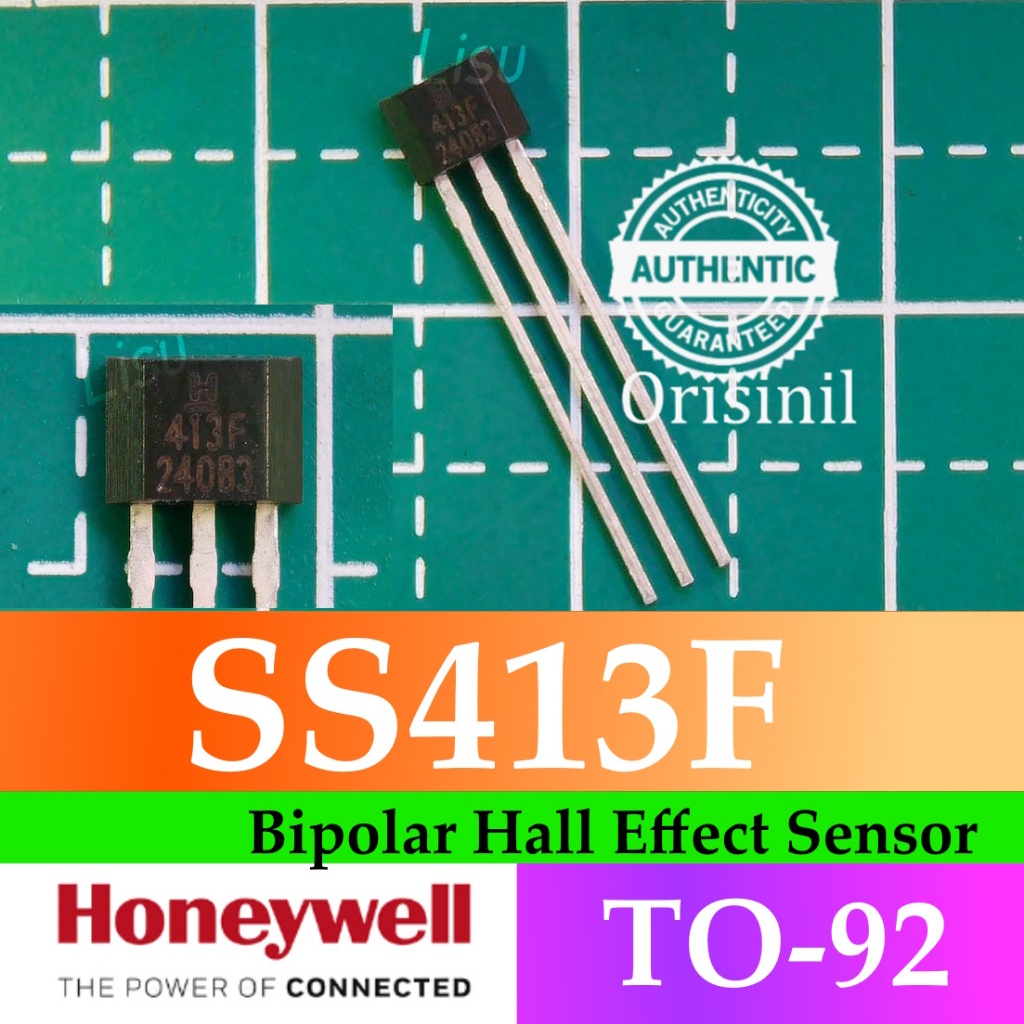 Jual SS413F Bipolar Hall Effect Sensor 413F TO-92 Honeywell Original | Shopee Indonesia