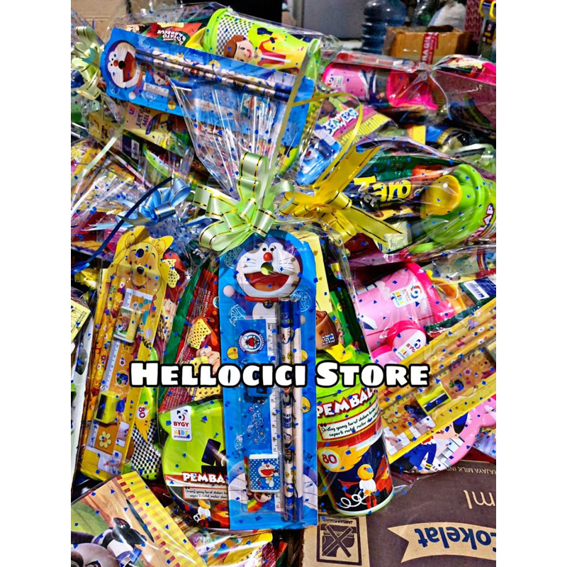 Jual PARCEL BINGKISAN SNACK PARCEL + ATK ANAK ULANG TAHUN | Shopee ...