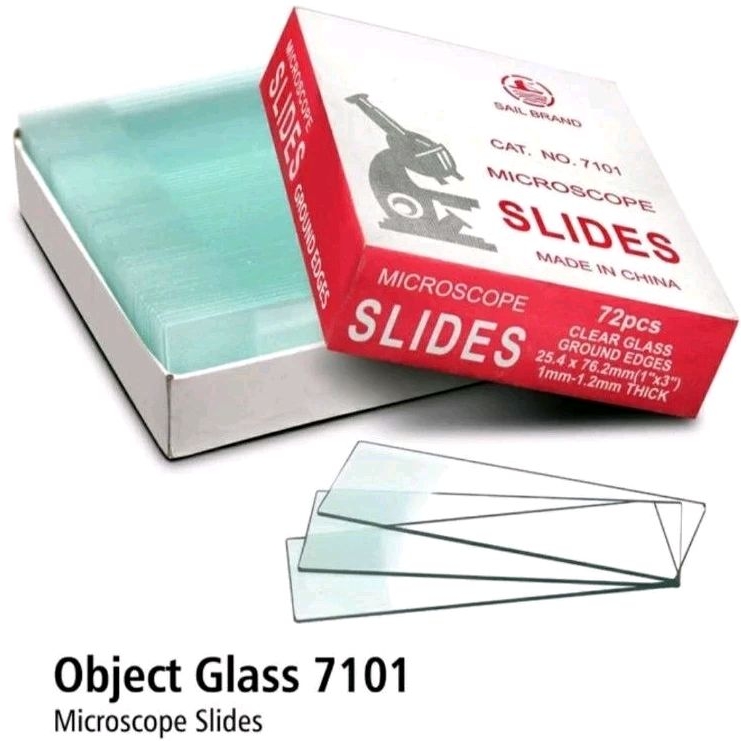 Jual Object Glass , Kaca Preparat isi 72pcs | Shopee Indonesia