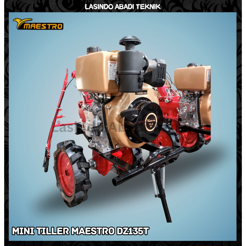 Jual Mesin Traktor Mini Tiller Cultivator 1200 - 1350 MM DZ135T Bajak ...