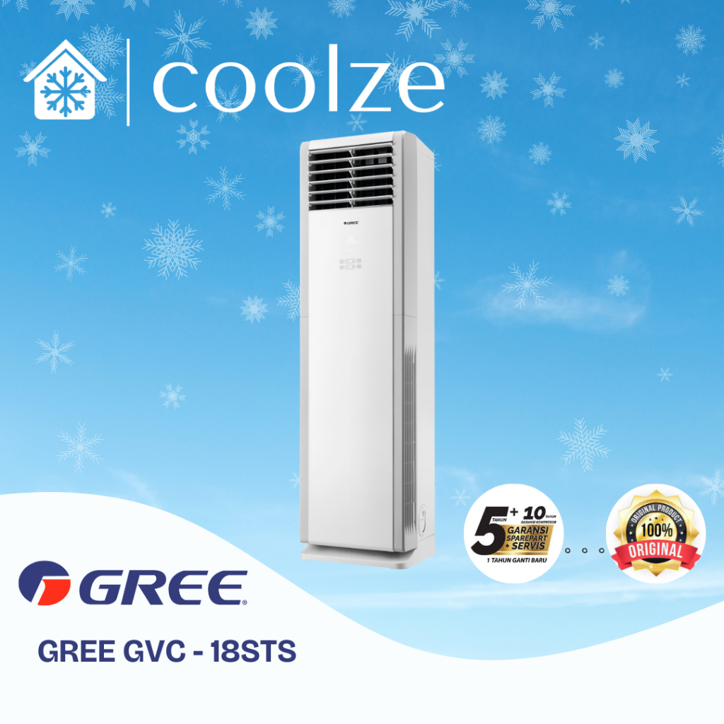 Jual GREE AC Floor Standing 2PK - Inverter - STS Series Model GVC-18STS ...