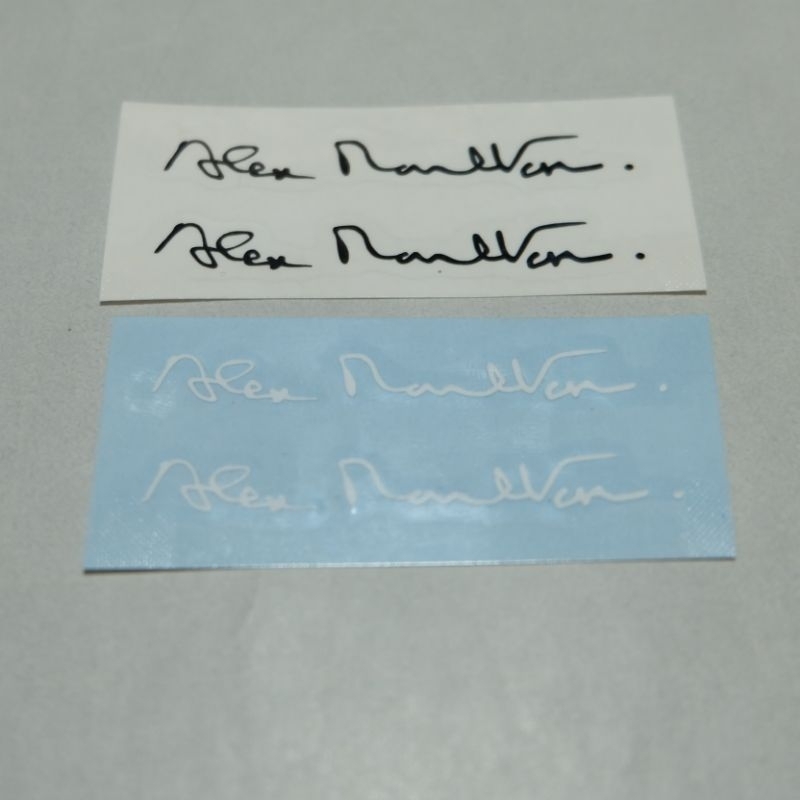 Jual CUTTING STICKER FRAME SEPEDA ALEX MOULTON SIGNATURE KECIL | Shopee ...