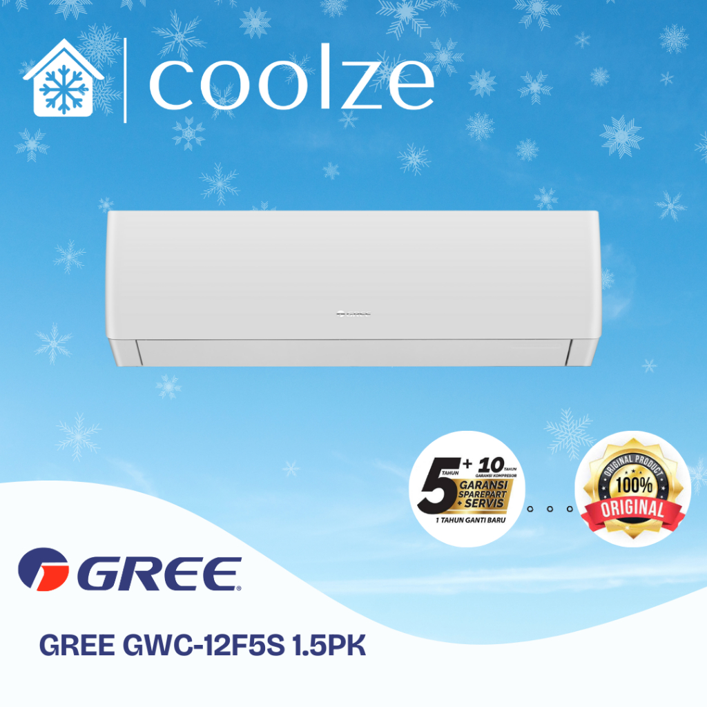 Jual AC 1,5 PK SPLIT GREE GWC-12F5S INVERTER SERIES | Shopee Indonesia
