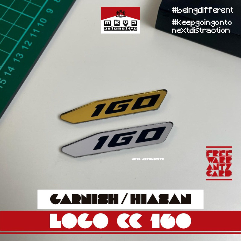 Jual Logo cc 160 Pcx 160 Simple Minimalis Bahan Memantulkan Cahaya ...