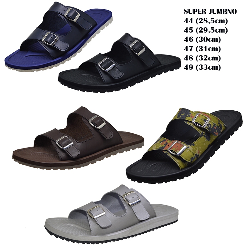 Jual Sandal Couple - Panthera Sandal Selop Jumbo Ringan Big Size 45 46 ...