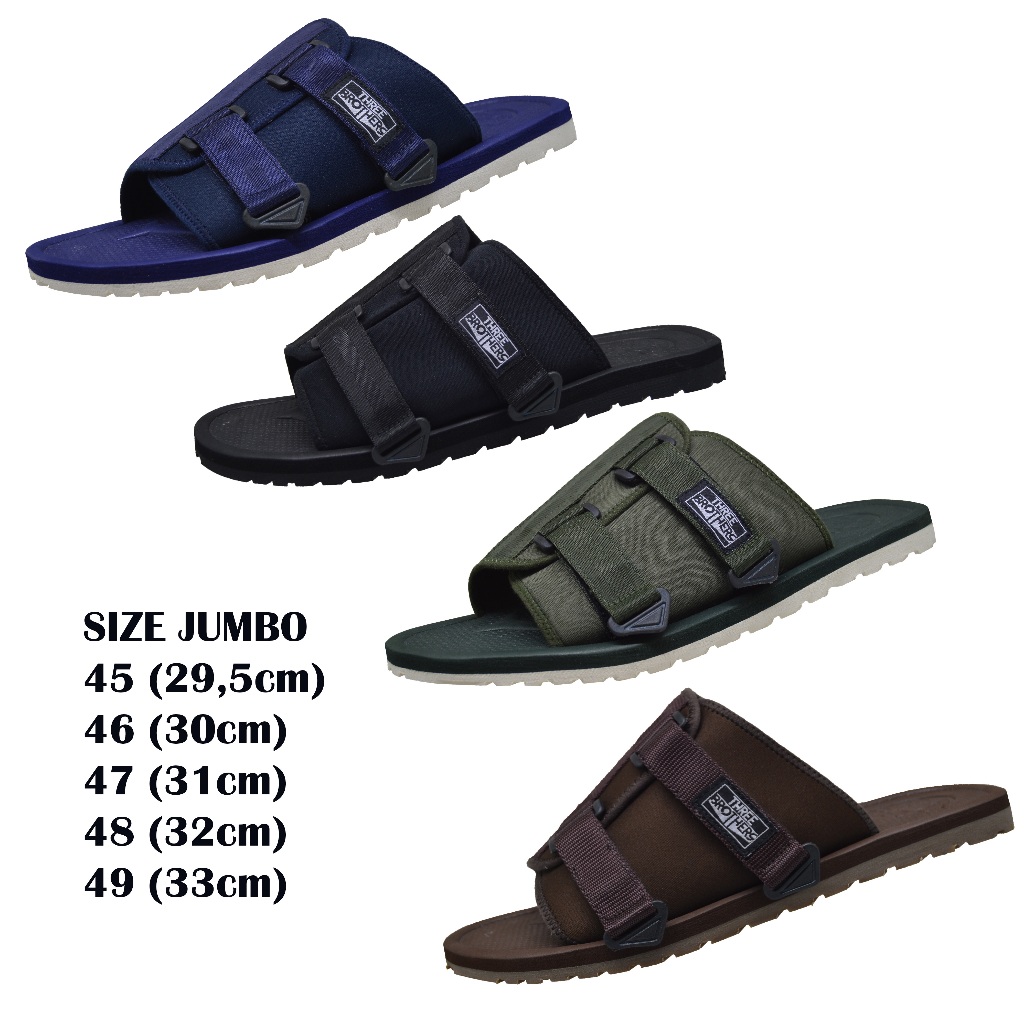 Jual Sandal Couple - Exvander Sandal Gunung Slide Jumbo Ringan Big Size ...