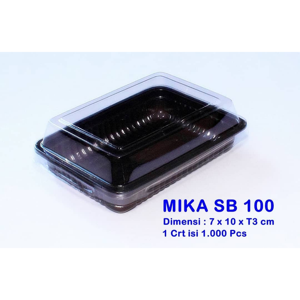 Jual MIKA BROWNIES MINI | MIKA SB100 SB 110 TRAY CUPCAKE KOTAK PUDING KUE TART min order 50pc ...