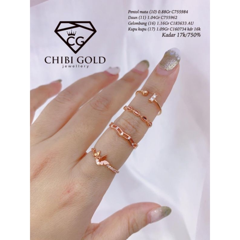 Jual CHIBI GOLD - cincin emas 750 kadar 17k C755984 - Chibigold ...