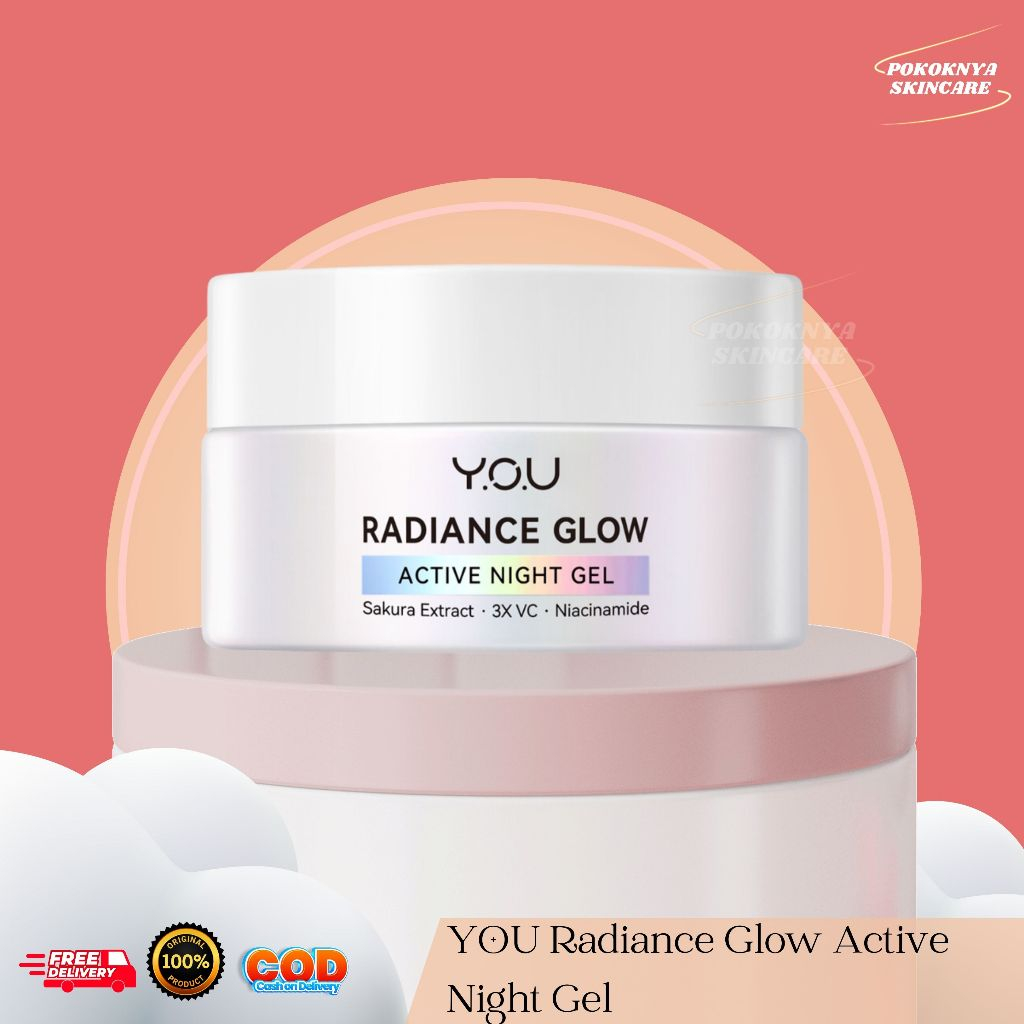 Jual You Radiance Glow Active Night Gel 30g | Brightening Vitamin C ...
