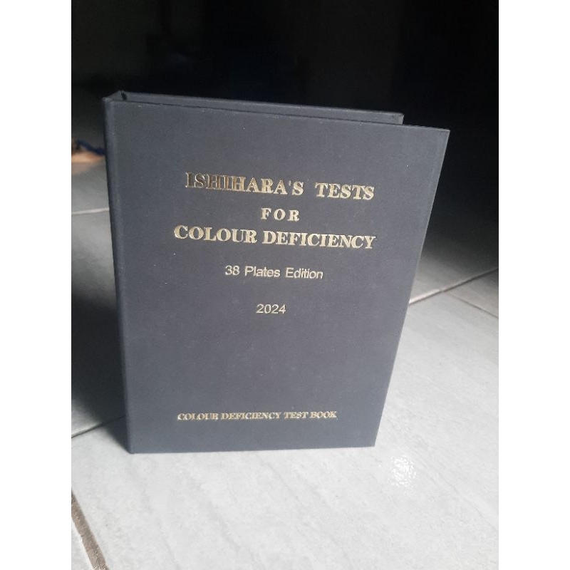 Jual Buku Buta Warna Ishihara Book 38 Plates Color Blindness Color ...