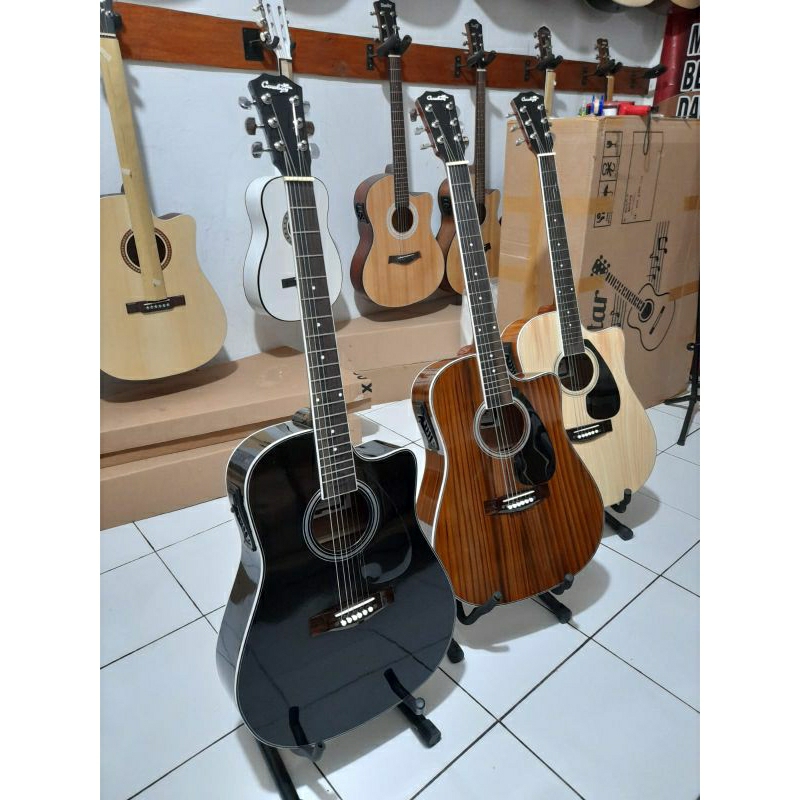 Jual Gitar akustik elektrik murah,gitar akustik cowboy | Shopee Indonesia
