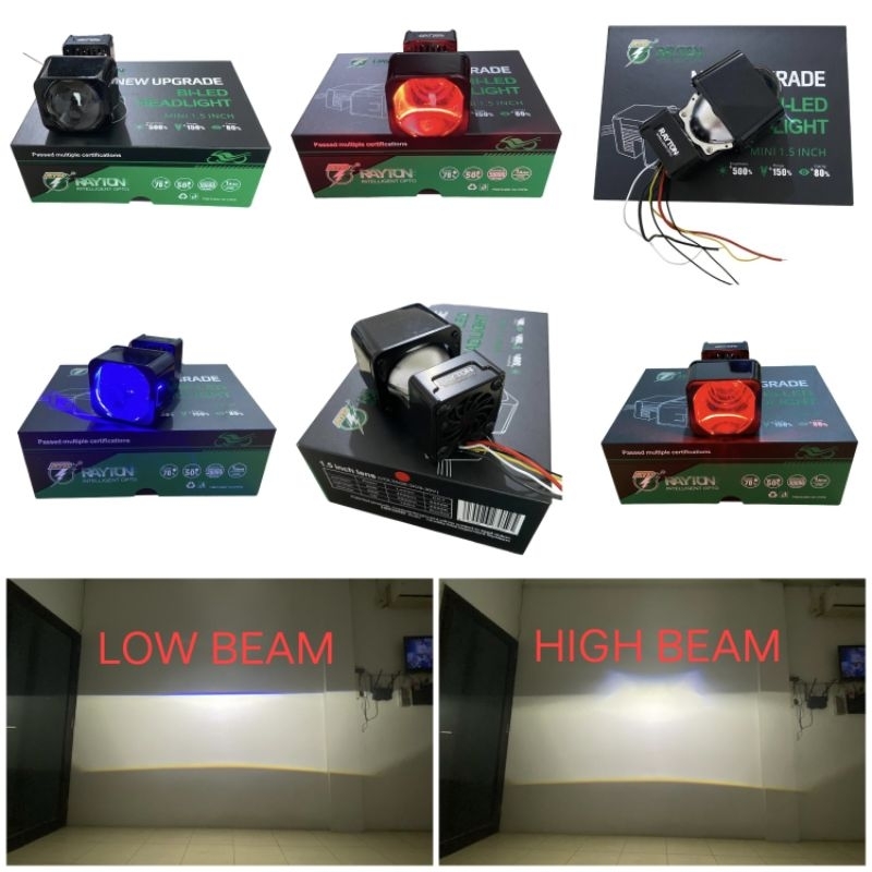 Jual Lampu Utama Biled Matrix 1.5 Inch Rayton RTD 50 Watt Devil Led ...
