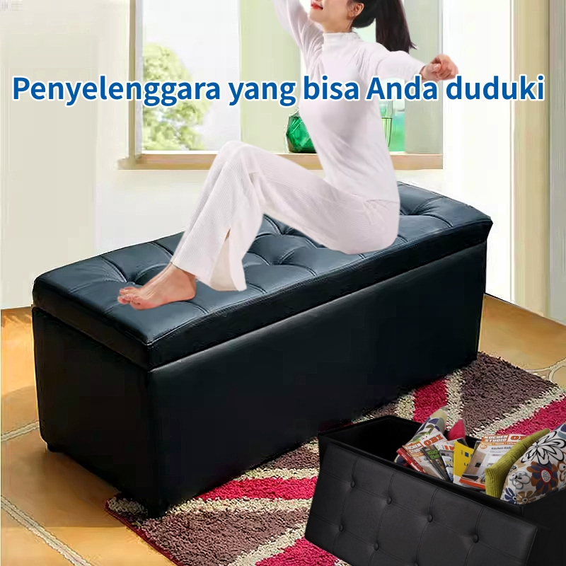 Jual Kotak penyimpanan Storage Box Bangku Kursi Penyimpanan Barang ...