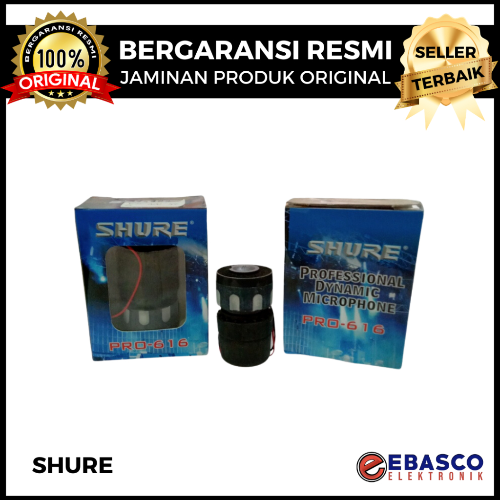 Jual Shure Spool Mic PRO 616 Bisa Untuk Wireless Dan Kabel | Shopee ...