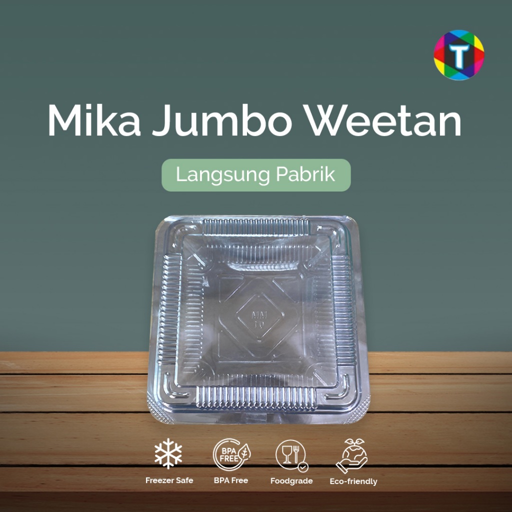 Jual Mika Plastik Jumbo Weetan / Mika Kue Jumbo / Mika Kotak Besar ...