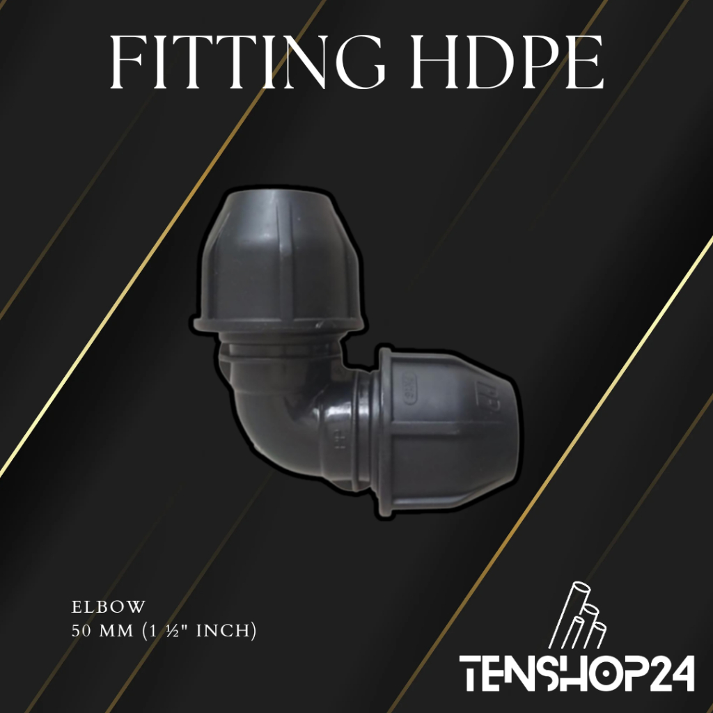 Jual Fitting HDPE Elbow / Knee / Siku Compress ukuran - 75mm ( 2 1/2" ) Kualitas Tinggi ...