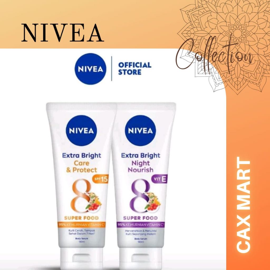 Jual NIVEA *NEW PACKAGING* Extra White Care & Protect Serum | Night ...